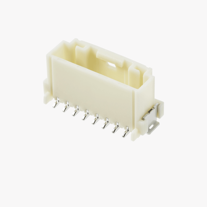 020 Small Blistering Less 8Pin Male Connector Vertical Natural SMT type ...