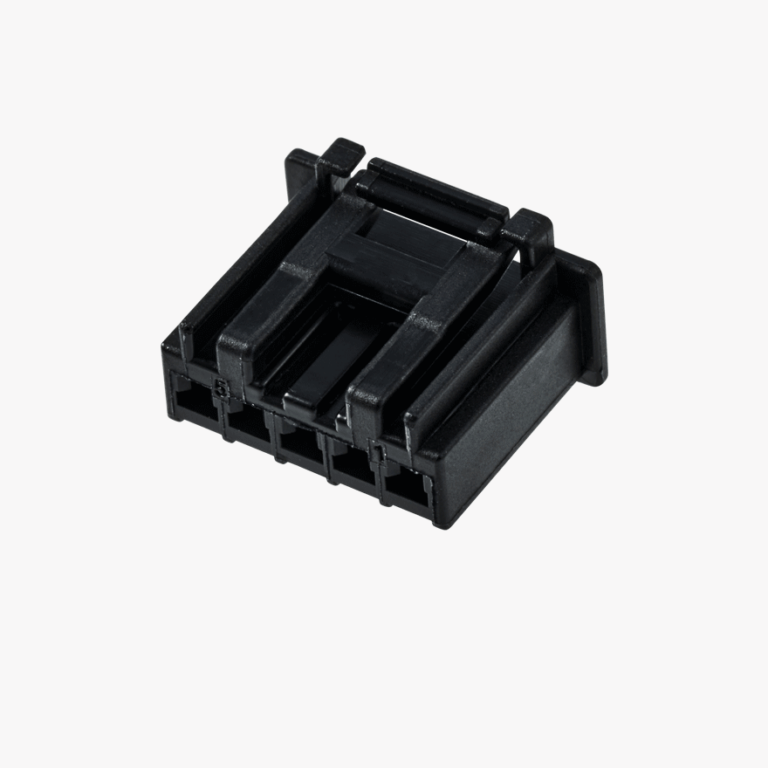 020 Small Blistering Less 5Pin Female Connector Black - UJU ELECTRONICS
