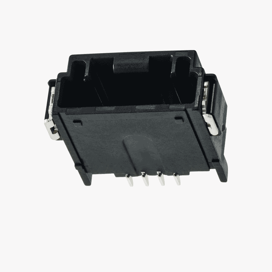 FFC 4Pin Male Connector Horizontal Black SMT type - UJU ELECTRONICS