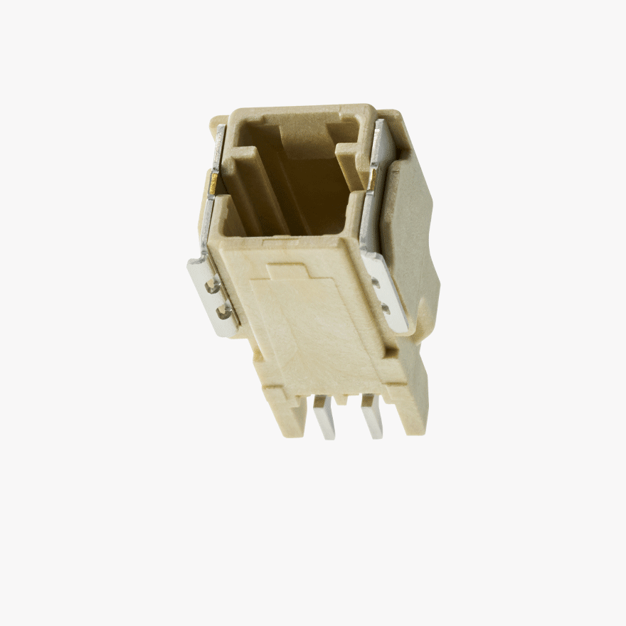 020 2Pin Male Connector Horizontal Natural SMT type - UJU ELECTRONICS