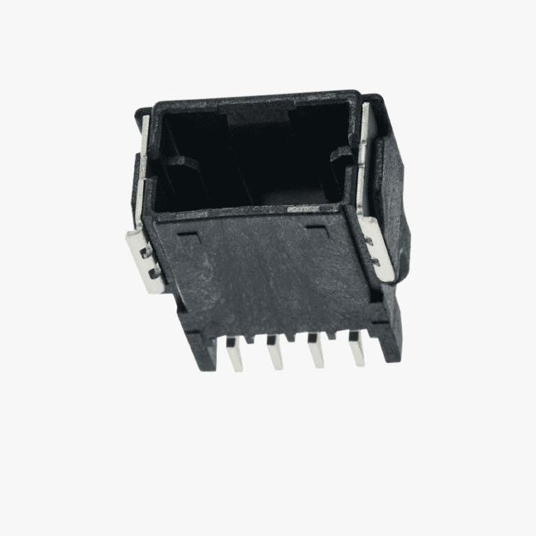 020 4Pin Male Connector Horizontal Black SMT type - UJU ELECTRONICS