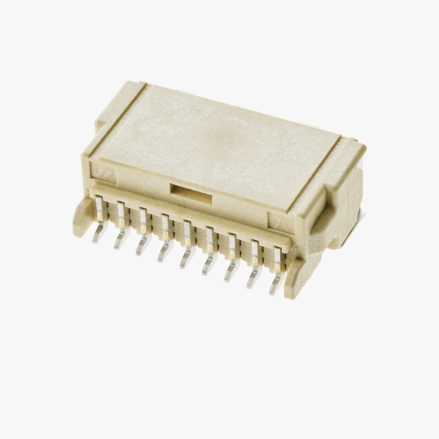 020 8Pin Male Connector Horizontal Natural SMT type - UJU ELECTRONICS