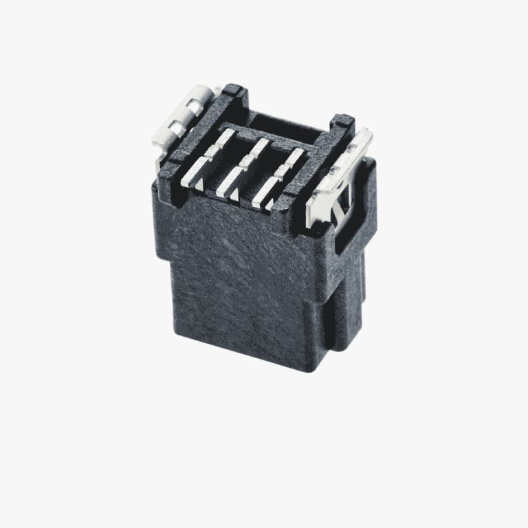 020 3Pin Male Connector Vertical Black SMT type - UJU ELECTRONICS