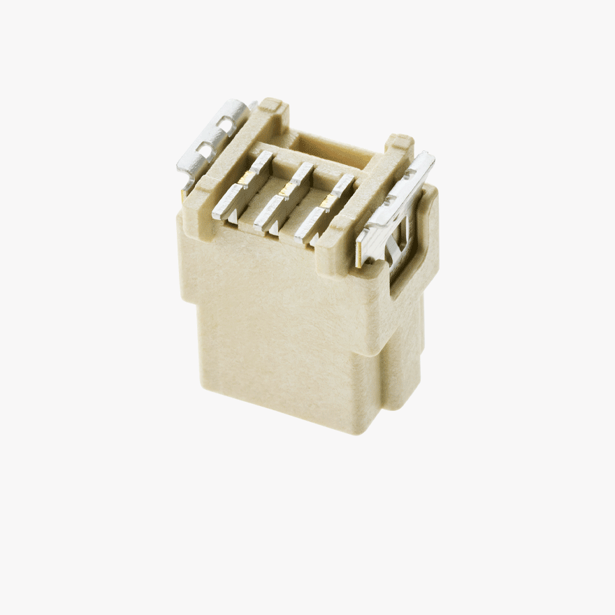 020 3Pin Male Connector Vertical Natural SMT type - UJU ELECTRONICS