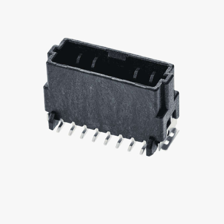 020 8Pin Male Connector Vertical Black SMT type - UJU ELECTRONICS