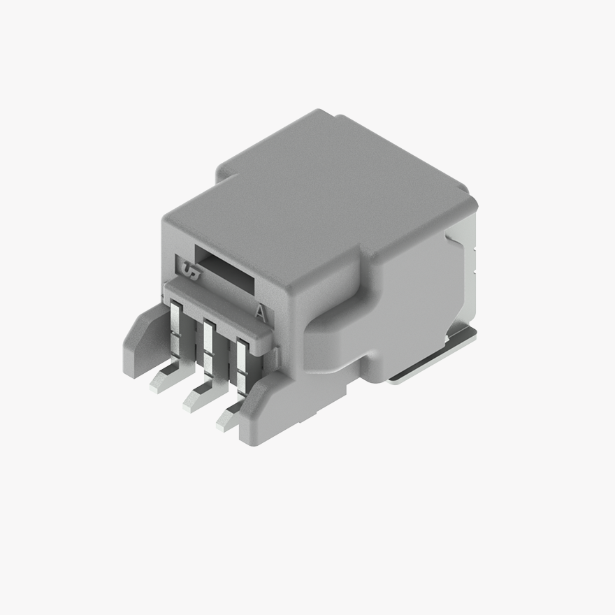 020 3Pin Male Connector Horizontal Natural SMT type - UJU ELECTRONICS