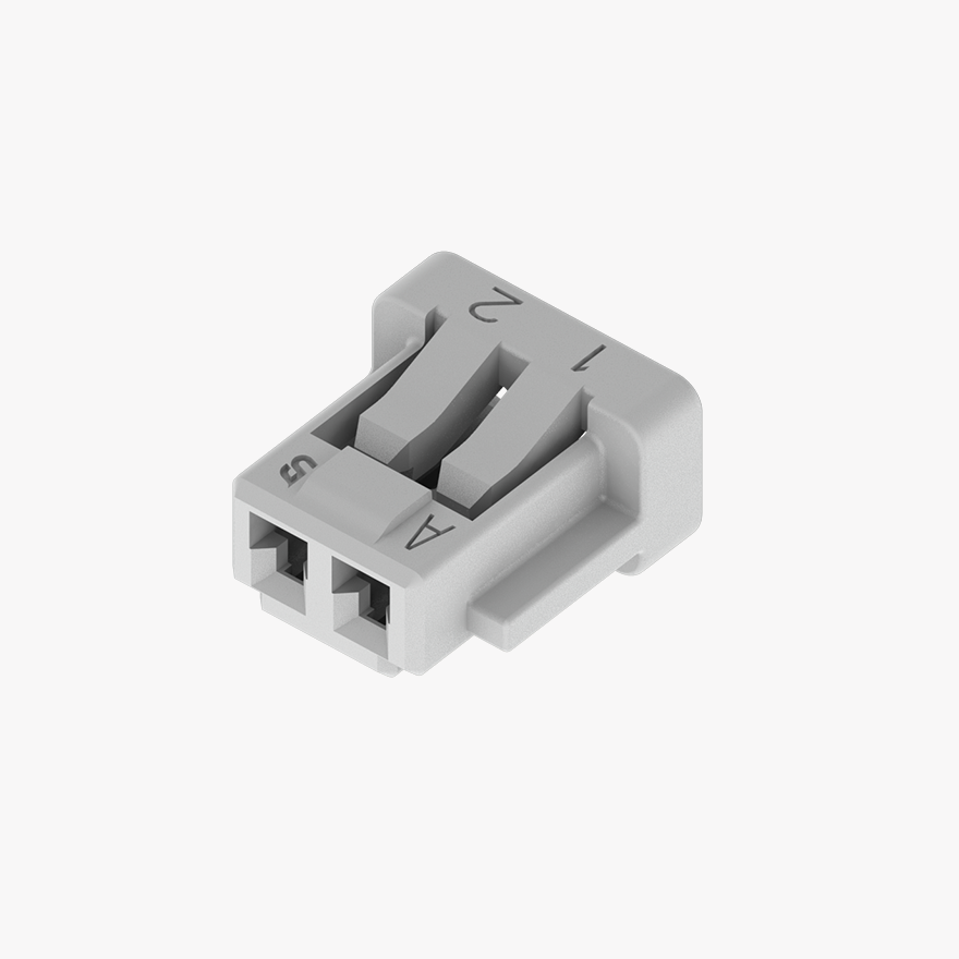 015 2Pin Female Connector Natural - UJU ELECTRONICS