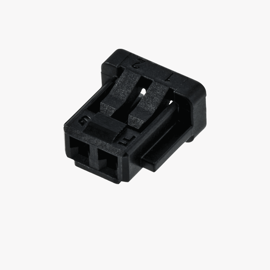 015 2Pin Female Connector Black - UJU ELECTRONICS