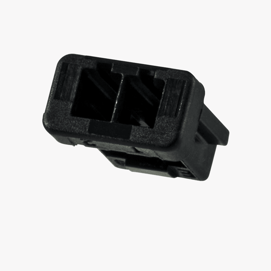 015 2Pin Female Connector Black - UJU ELECTRONICS