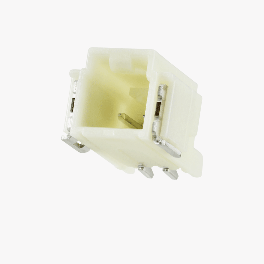 020 Small Blistering Less 2Pin Male Connector Horizontal Natural SMT ...