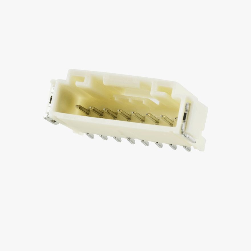 020 Small Blistering Less 8Pin Male Connector Horizontal Natural SMT ...