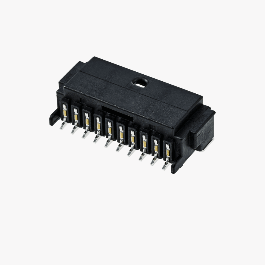 020 Small Blistering Less 10Pin Male Connector Horizontal Black SMT ...