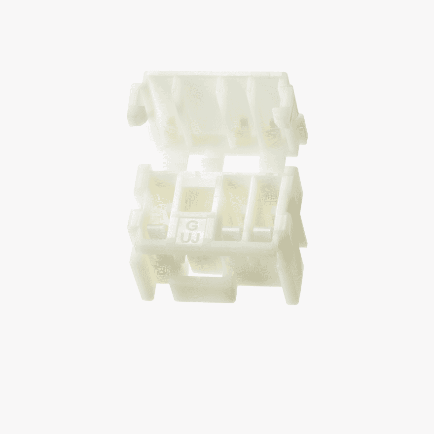 PCB Slot 3Pin Female Connector Vertical Natural - UJU ELECTRONICS