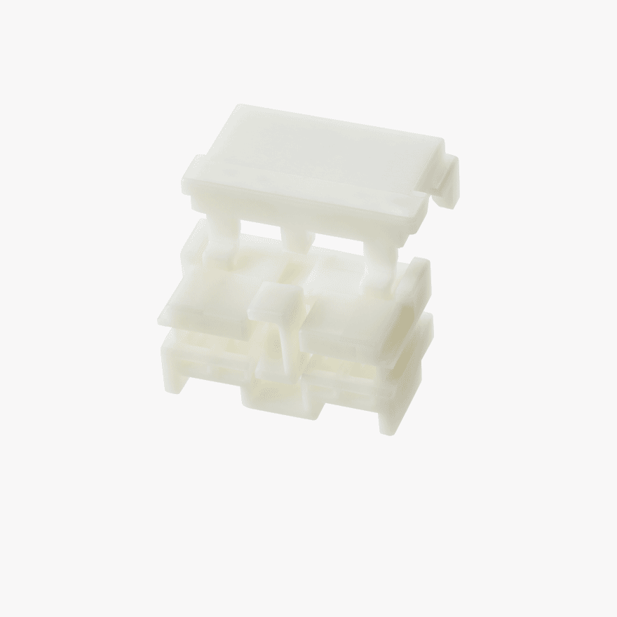 PCB Slot 4Pin Female Connector Vertical Natural - UJU ELECTRONICS