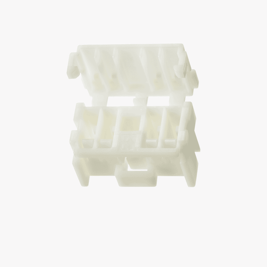 PCB Slot 4Pin Female Connector Vertical Natural - UJU ELECTRONICS