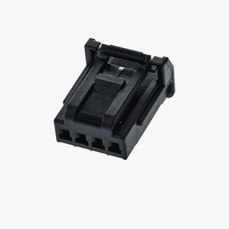 020 4Pin Female Connector Black - UJU ELECTRONICS