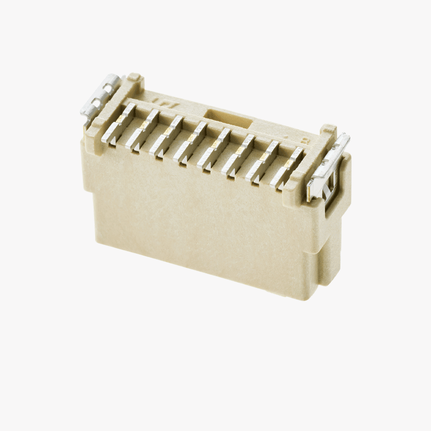 020 8Pin Male Connector Vertical Natural SMT type - UJU ELECTRONICS