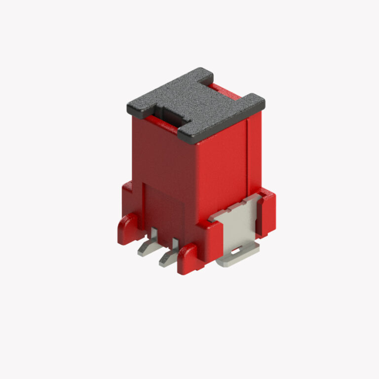 020 Small Blistering Less 2Pin Male Connector Horizontal Red SMT type ...