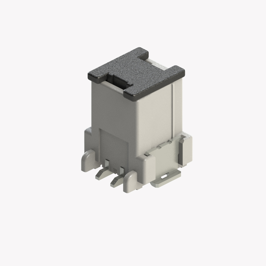 020 Small Blistering Less 2Pin Male Connector Vertical Natural SMT type ...
