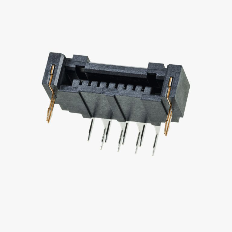 LED POWER Series 1.0Pitch 8Pin 4.6Height FFC Connector Receptacle Black ...