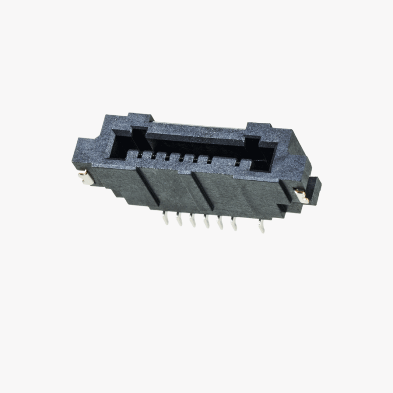 LED POWER Series 1.0Pitch 8Pin 4.6Height FFC Connector Receptacle Black ...