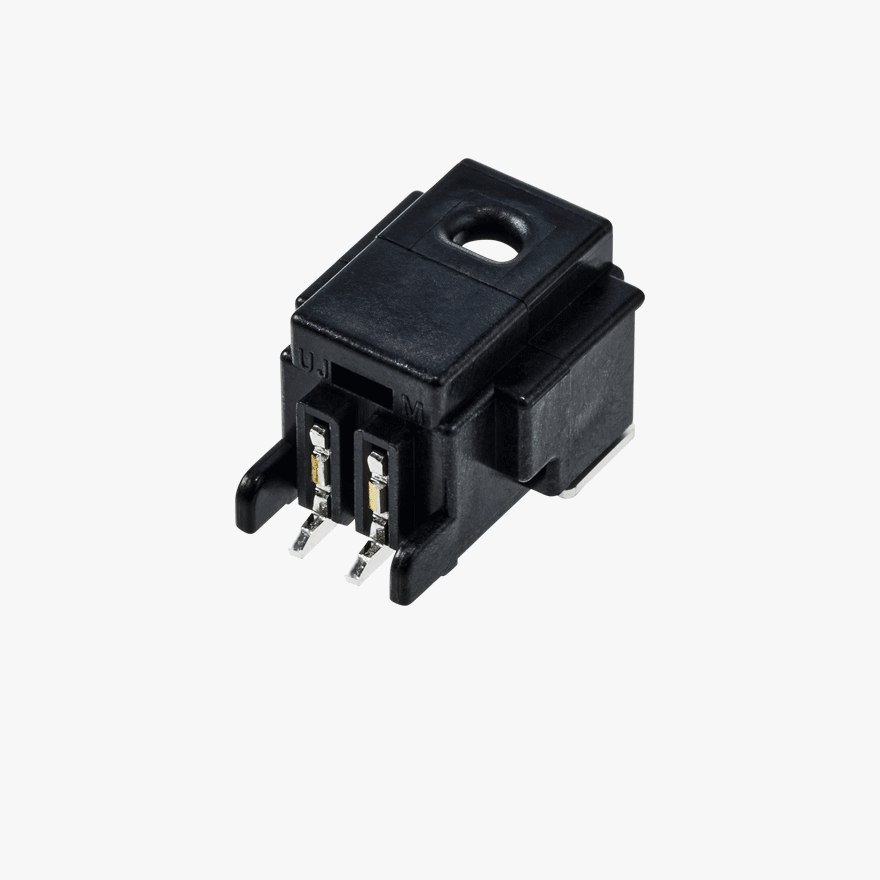 020 Small Blistering Less 2Pin Male Connector Horizontal Black SMT type ...