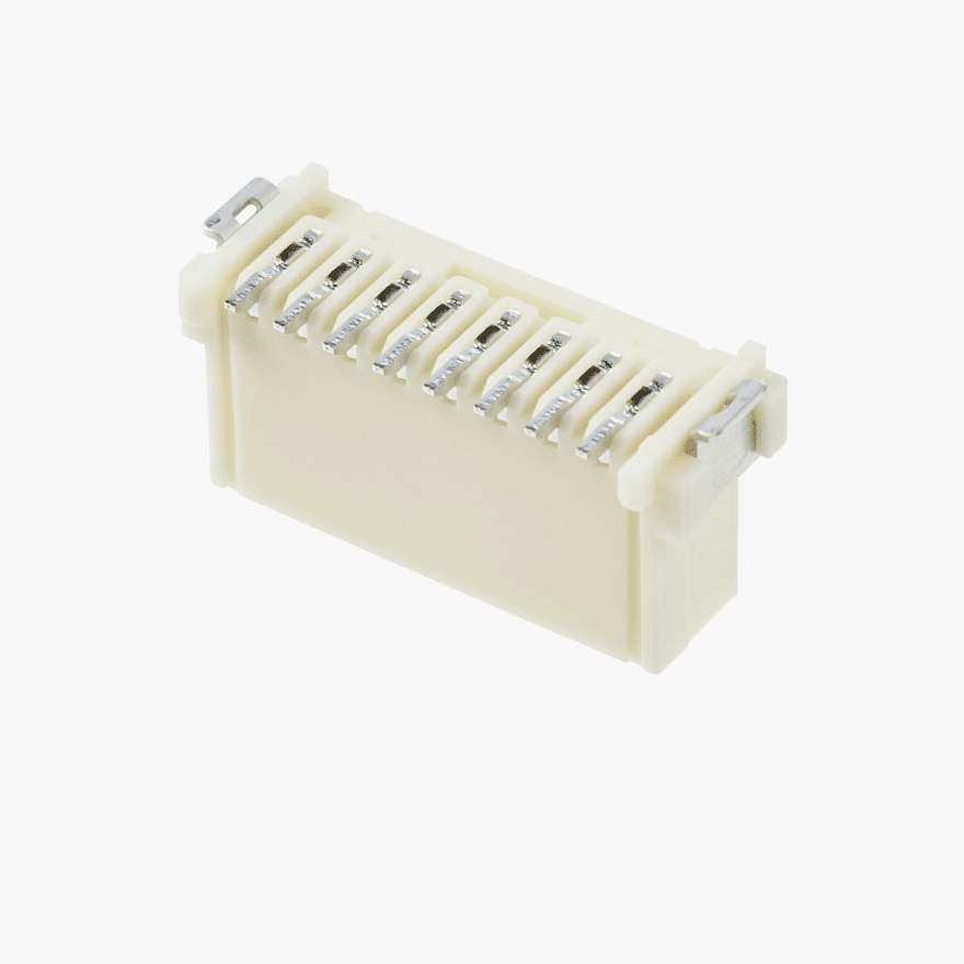 020 Small Blistering Less 8Pin Male Connector Vertical Natural SMT type ...