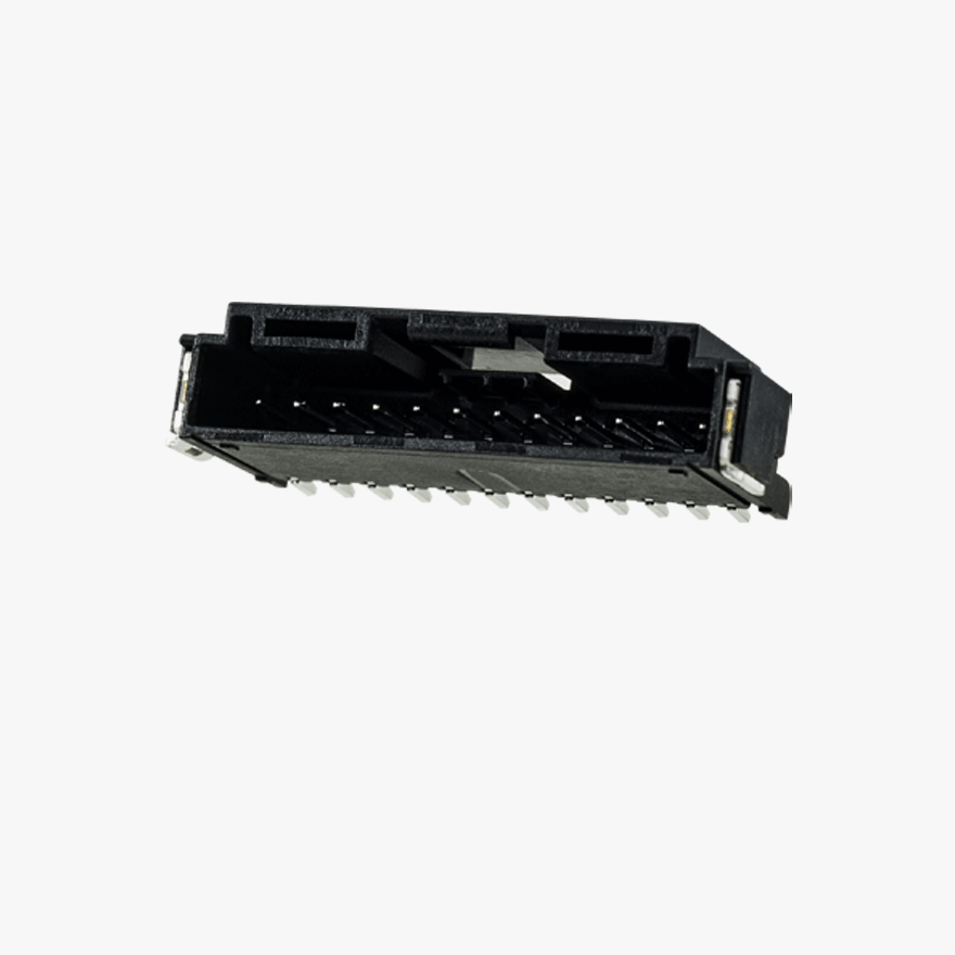 020 Small Blistering Less 12Pin Male Connector Horizontal Black SMT ...