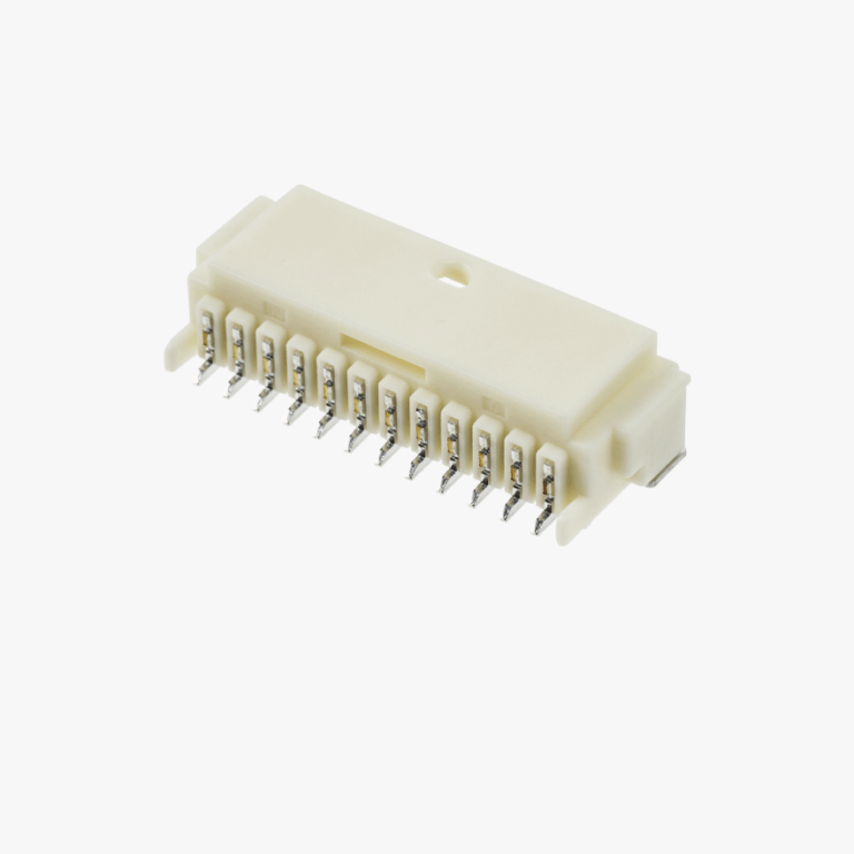 020 Small Blistering Less 12Pin Male Connector Horizontal Natural SMT ...