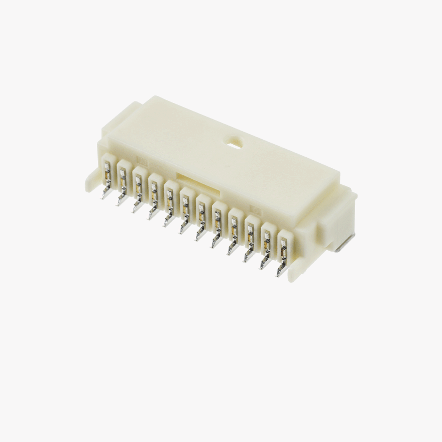 020 Small Blistering Less 12Pin Male Connector Horizontal Natural SMT ...