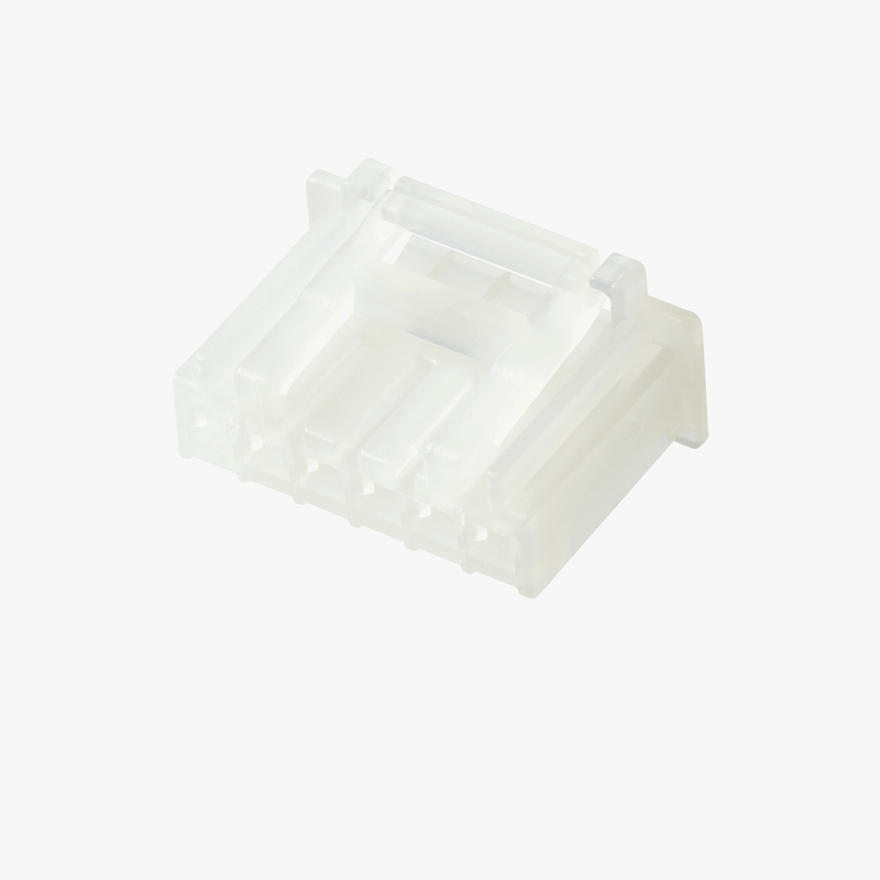 020 Small Blistering Less 6Pin Female Connector Natural - UJU ELECTRONICS