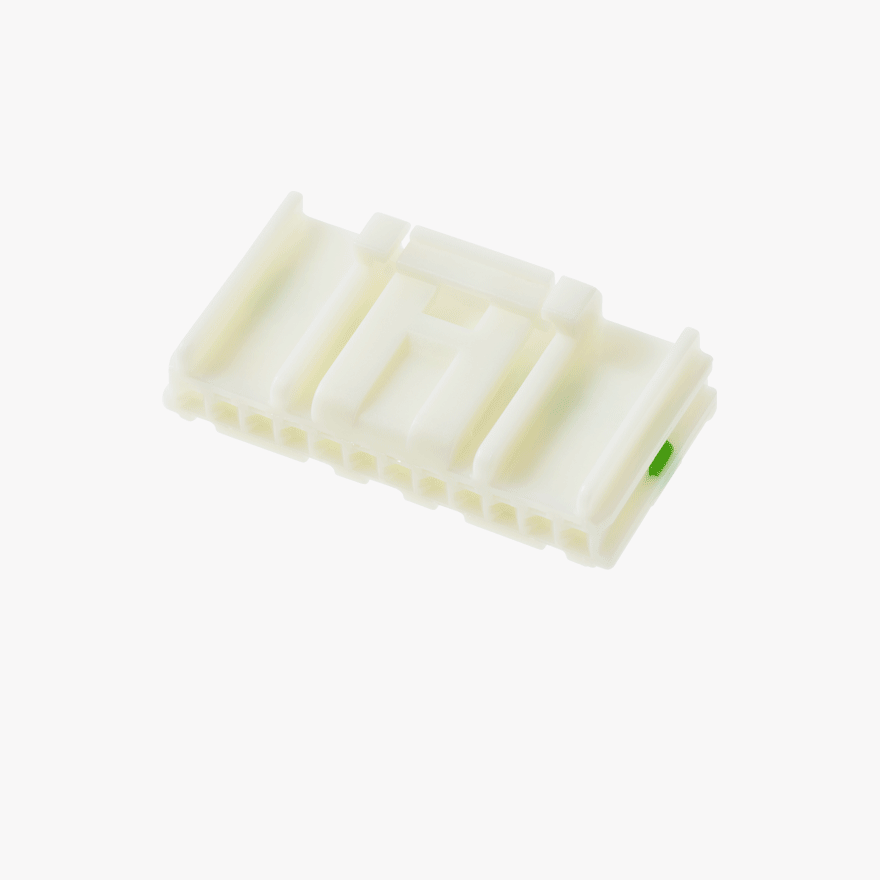 020 Double Lock 12Pin Female Connector Natural - UJU ELECTRONICS