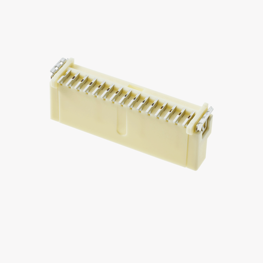020 Double Lock 15Pin Male Connector Vertical Natural SMT type AU Terminal Global ver. - UJU ...