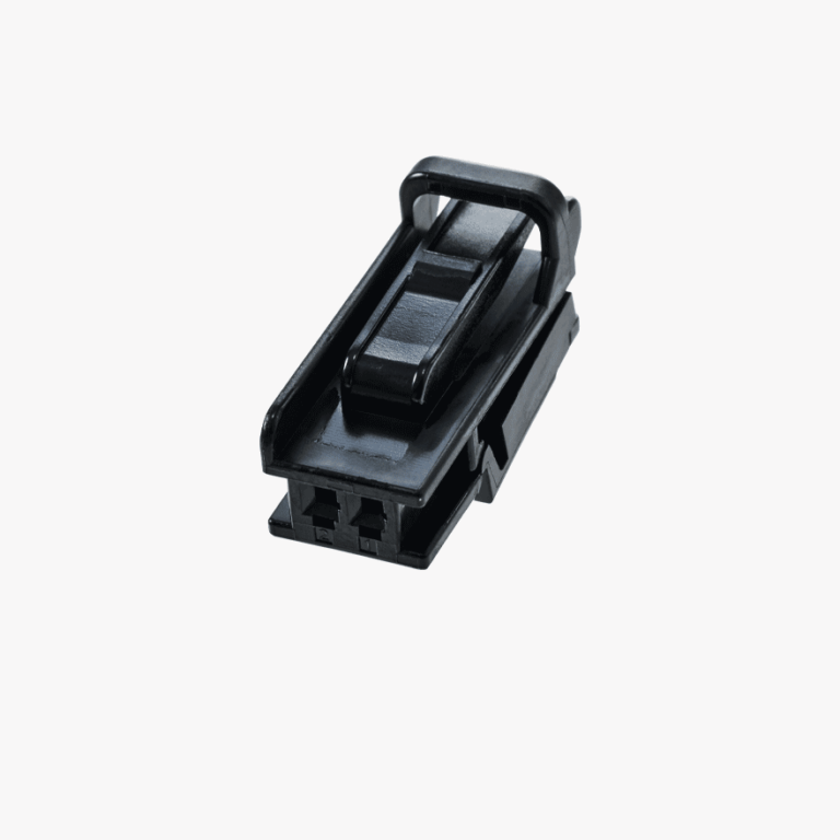 025 Double Lock 2Pin Female Connector Black - UJU ELECTRONICS