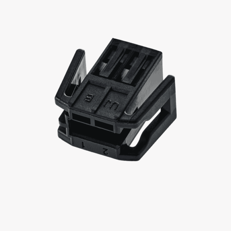PCB Slot 2Pin Female Connector Black - UJU ELECTRONICS