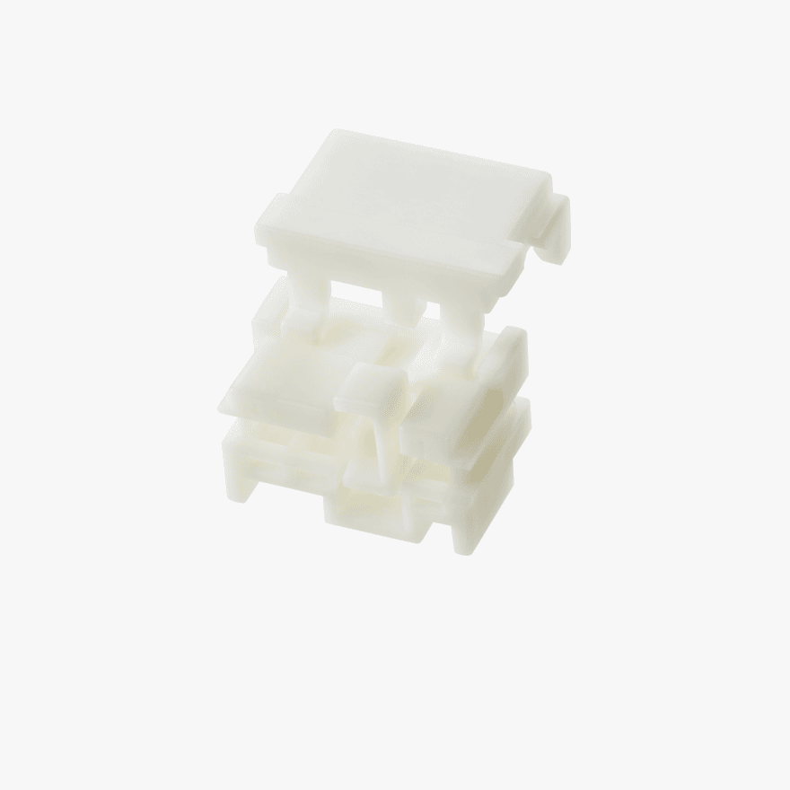 PCB Slot 3Pin Female Connector Vertical Natural - UJU ELECTRONICS