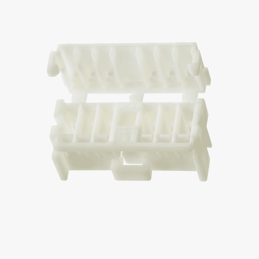 PCB Slot 6Pin Female Connector Vertical Natural - UJU ELECTRONICS