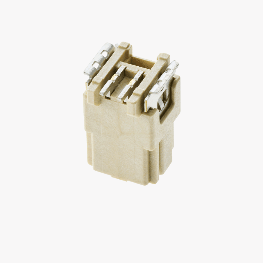 020 2Pin Female Connector Natural - UJU ELECTRONICS