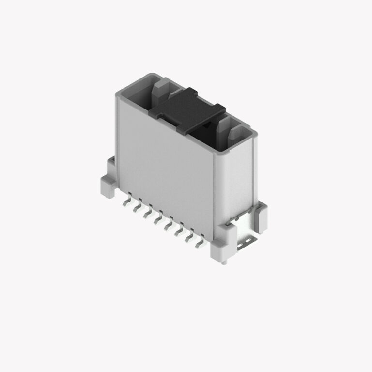 025 Double Lock 8Pin Male Connector Vertical Natural SMT type - UJU ...