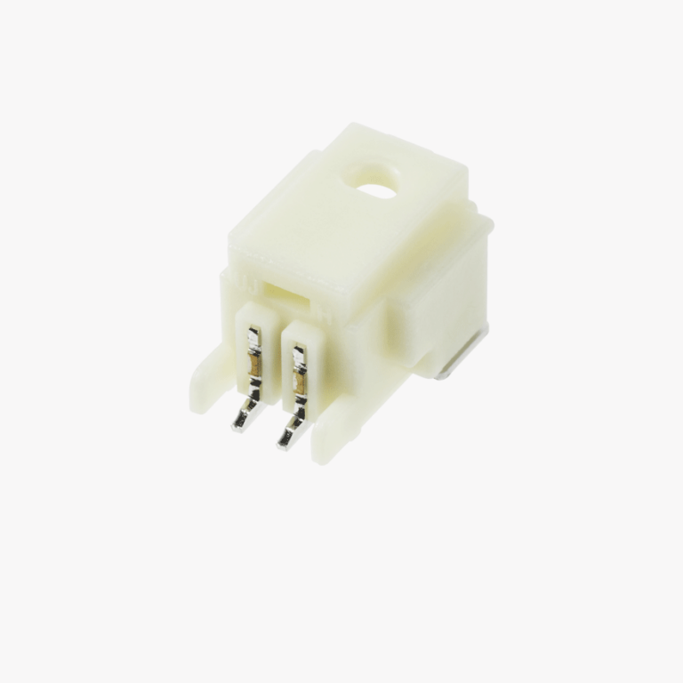 020 Small Blistering Less 2Pin Male Connector Horizontal Natural SMT ...