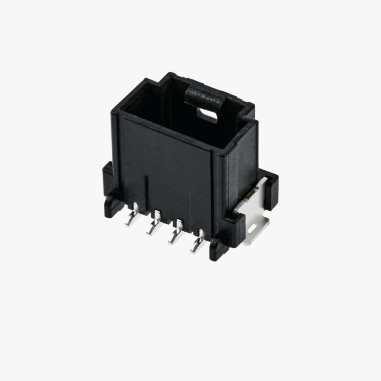020 Small Blistering Less 4Pin Male Connector Vertical Black SMT type ...