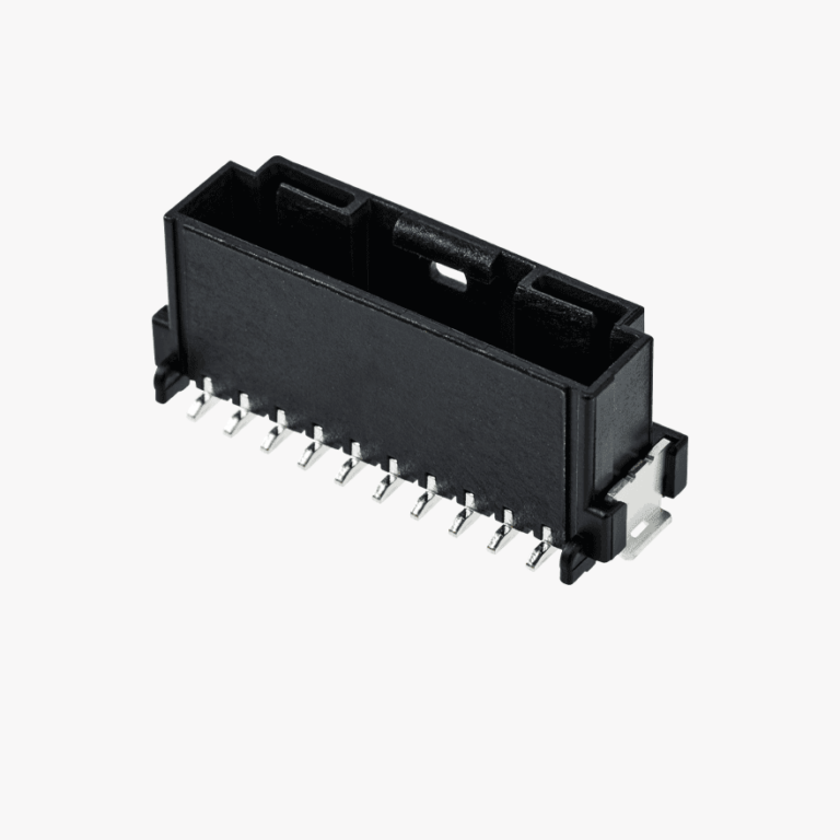 020 Small Blistering Less 10Pin Male Connector Vertical Black SMT type ...