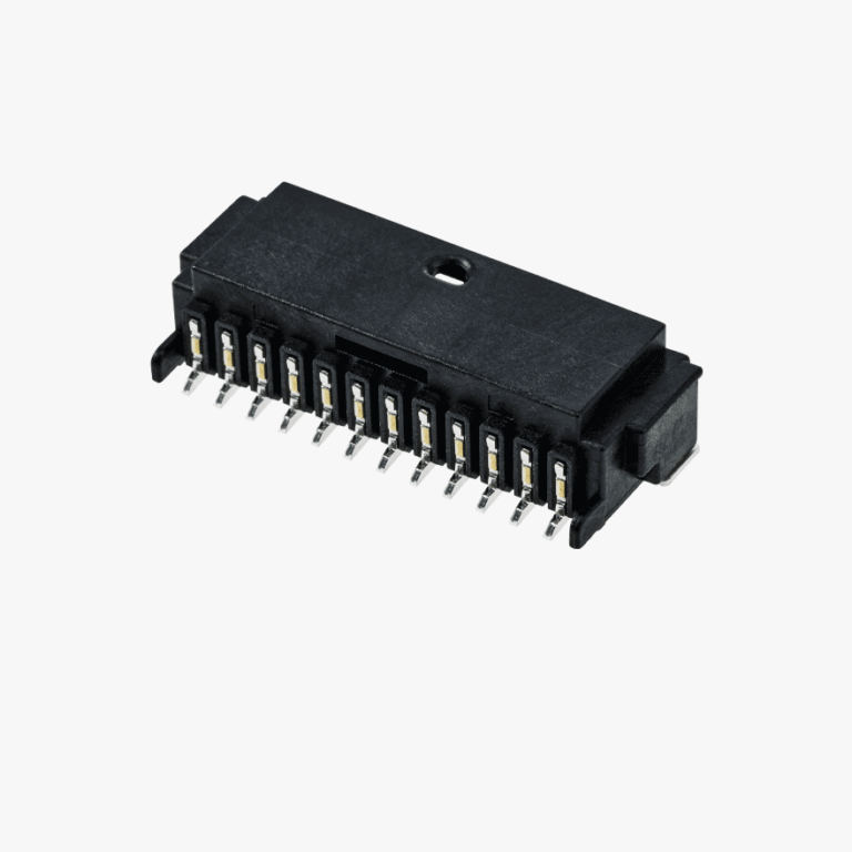 020 Small Blistering Less 12Pin Male Connector Horizontal Black SMT ...