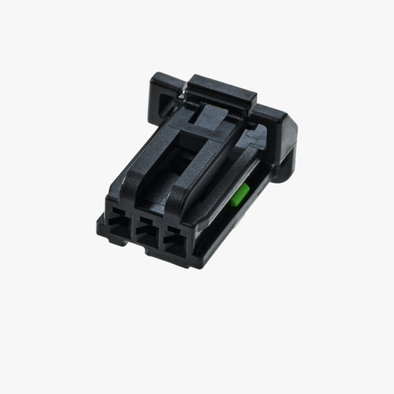 020 Double Lock 3Pin Female Connector Black - UJU ELECTRONICS