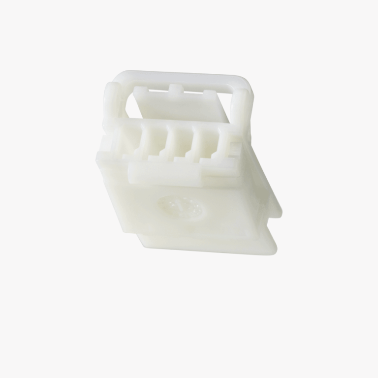 025 Double Lock 4Pin Female Connector Natural - UJU ELECTRONICS