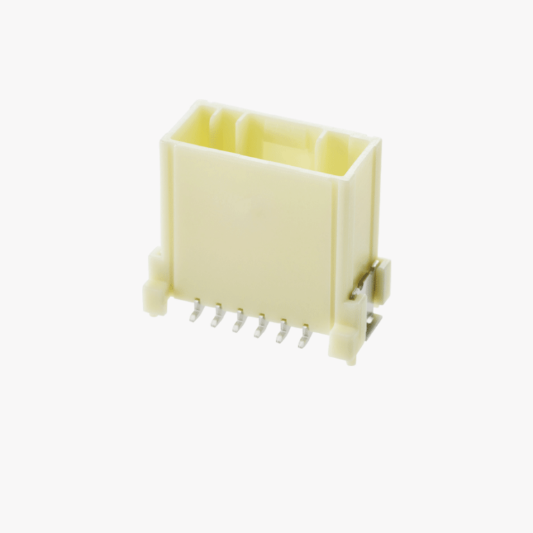 025 Double Lock 6Pin Male Connector Vertical Natural SMT type - UJU ...