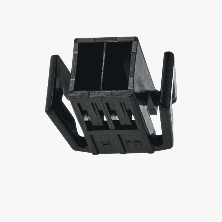 PCB Slot 2Pin Female Connector Black - UJU ELECTRONICS