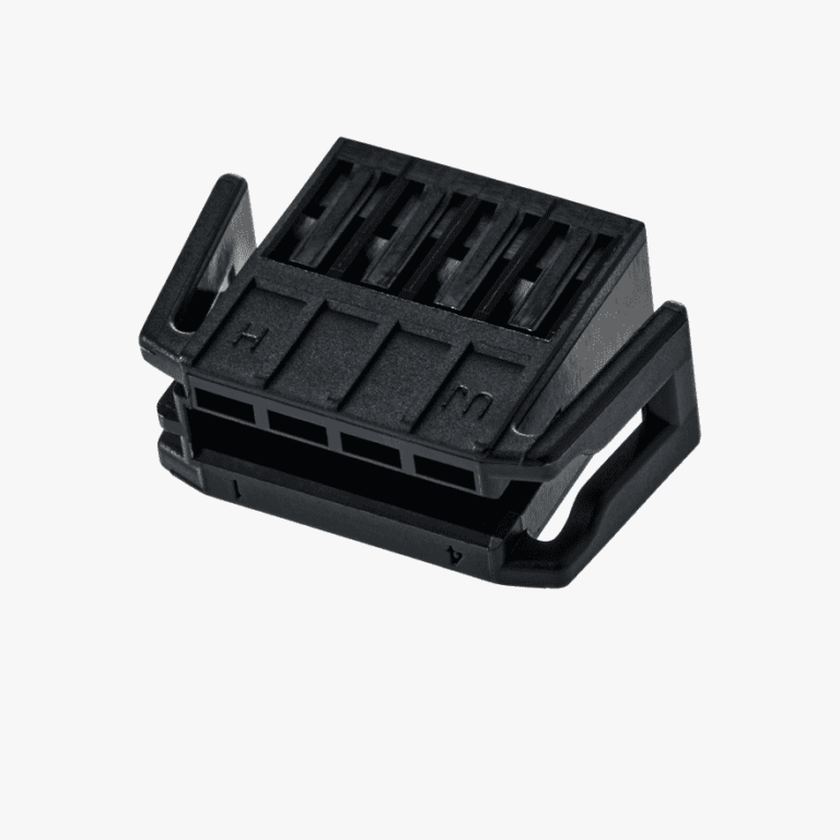 PCB Slot 4Pin Female Connector Black - UJU ELECTRONICS