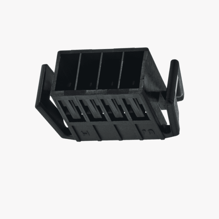 PCB Slot 4Pin Female Connector Black - UJU ELECTRONICS