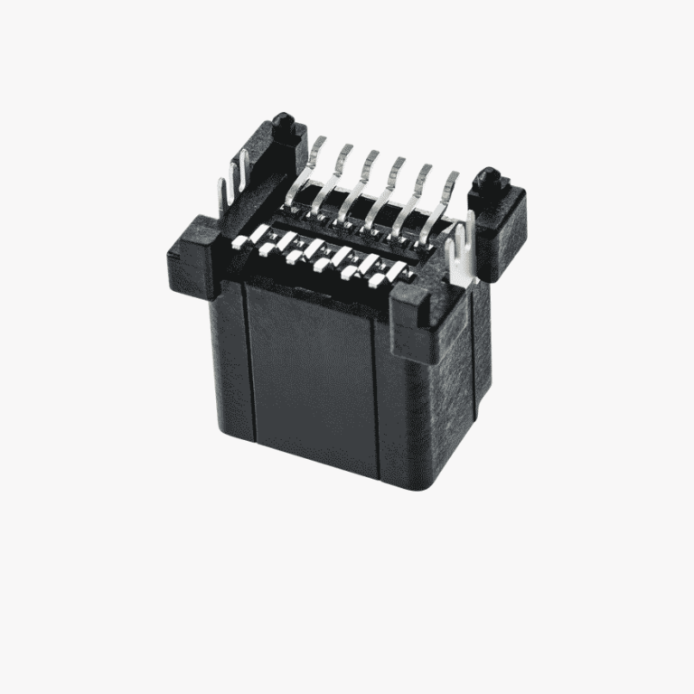 025 II 12Pin Male Connector Vertical Black SMT type - UJU ELECTRONICS